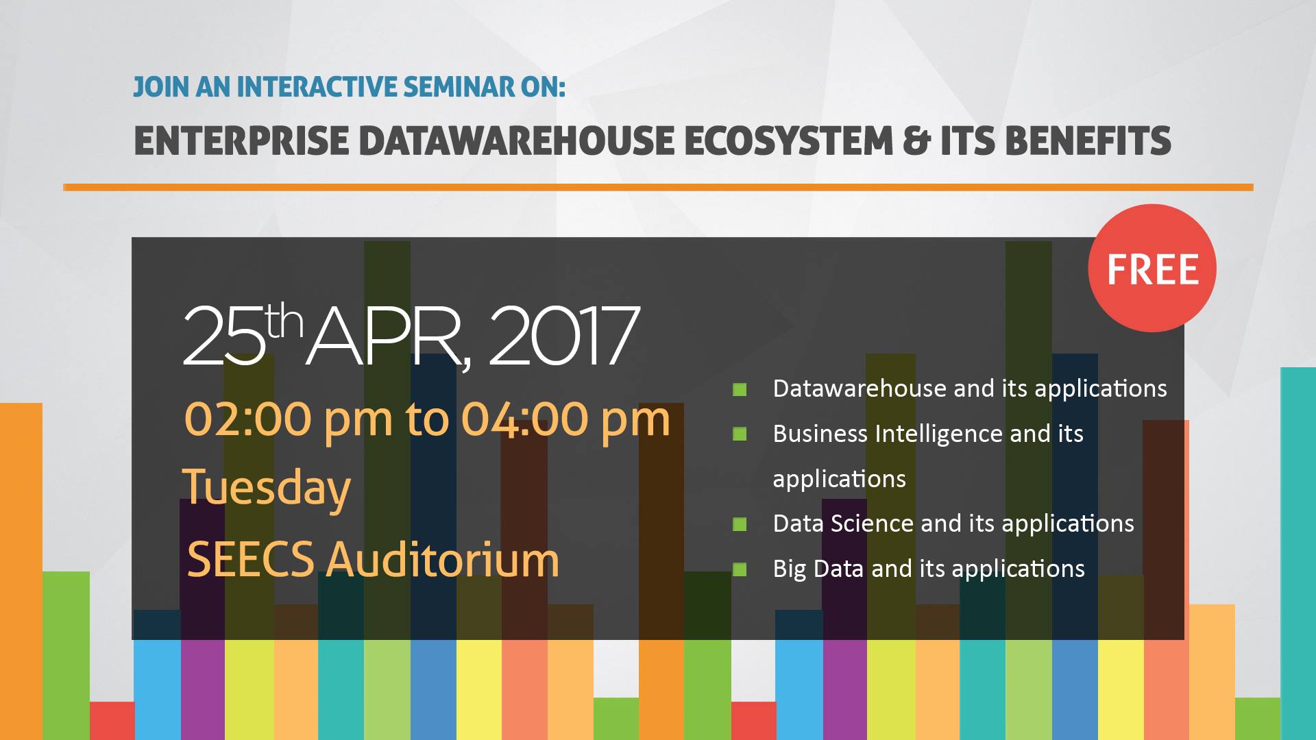 SEECS Seminar: Enterprise Datawarehouse Ecosystem and Benefits