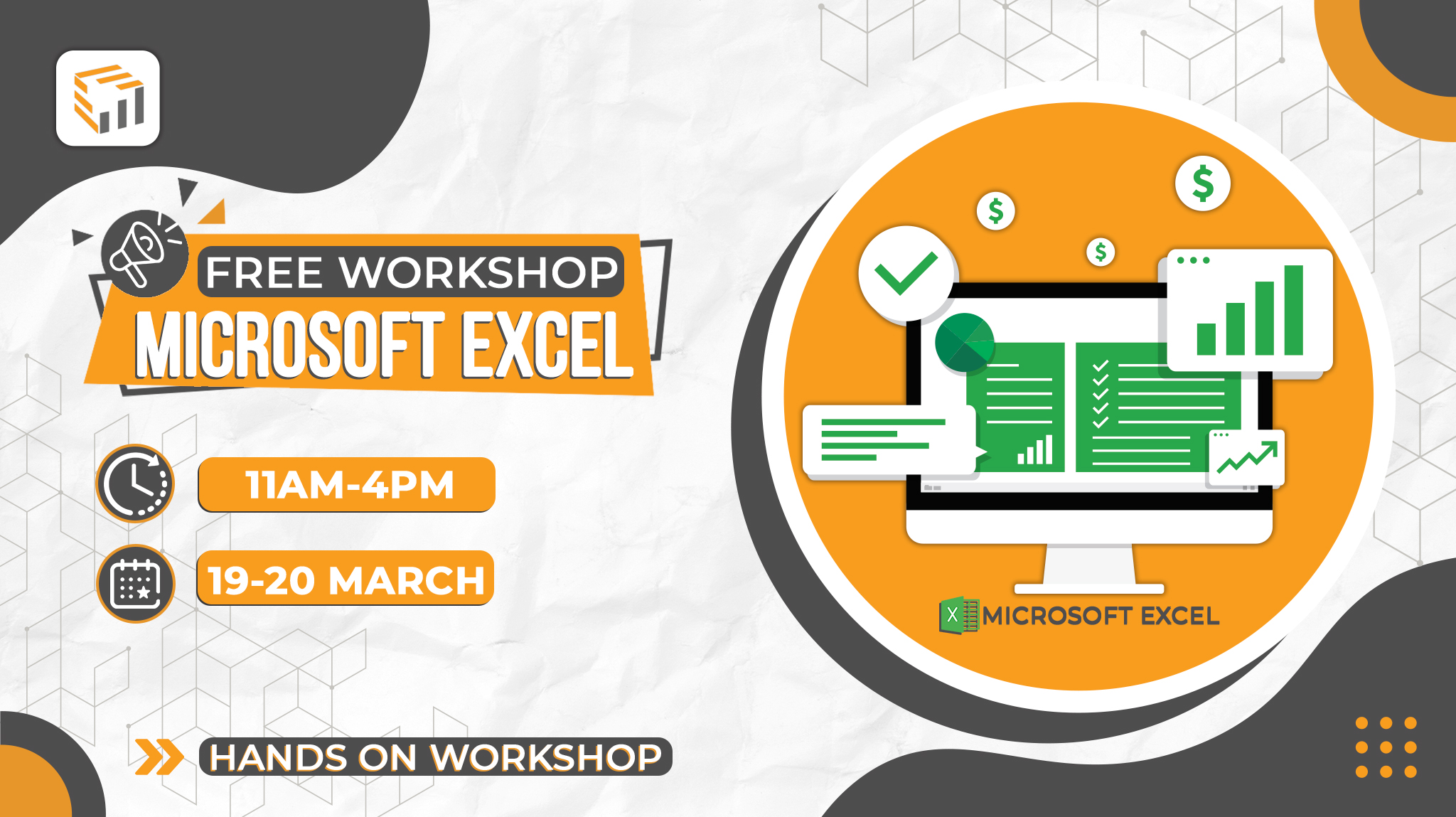 *FREE* 2-Days Microsoft Excel Hands-on Workshop
